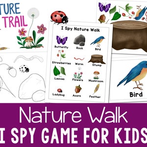 I Spy Nature Walk Kids Activity and Singing Time Review Game Summer ...