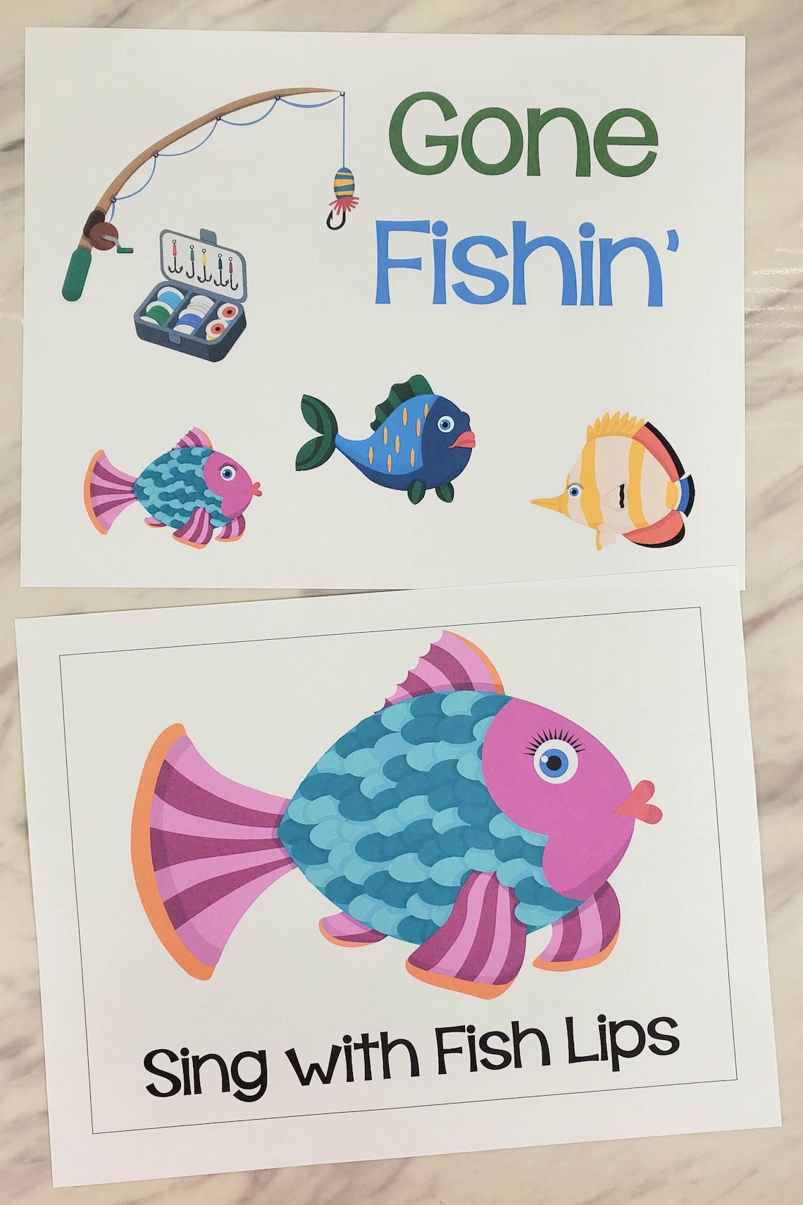Gone Fishin' Primary Singing Time Game Great for Father's Day or to ...