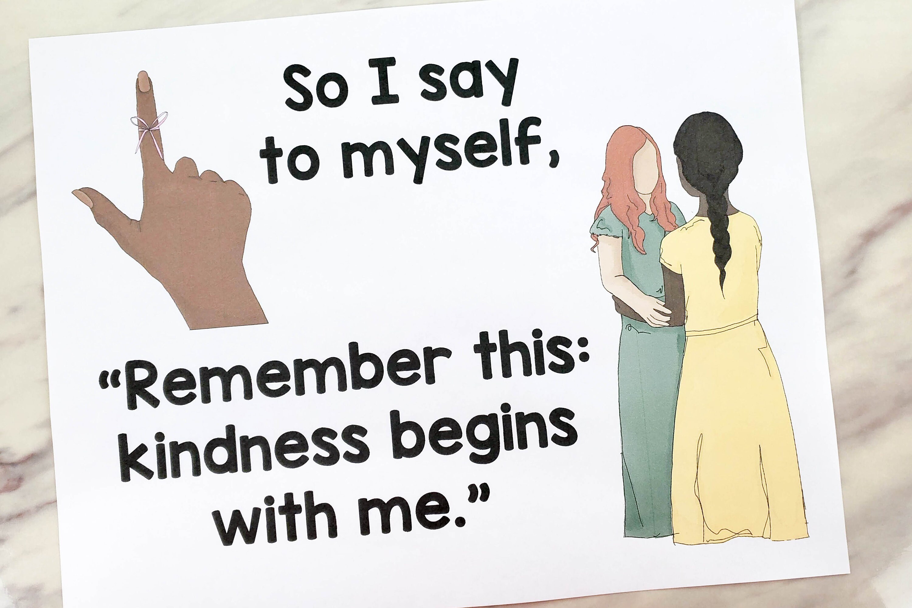 Kindness Begins With Me Flip Chart & Visual Aids Teach Come Follow Me ...