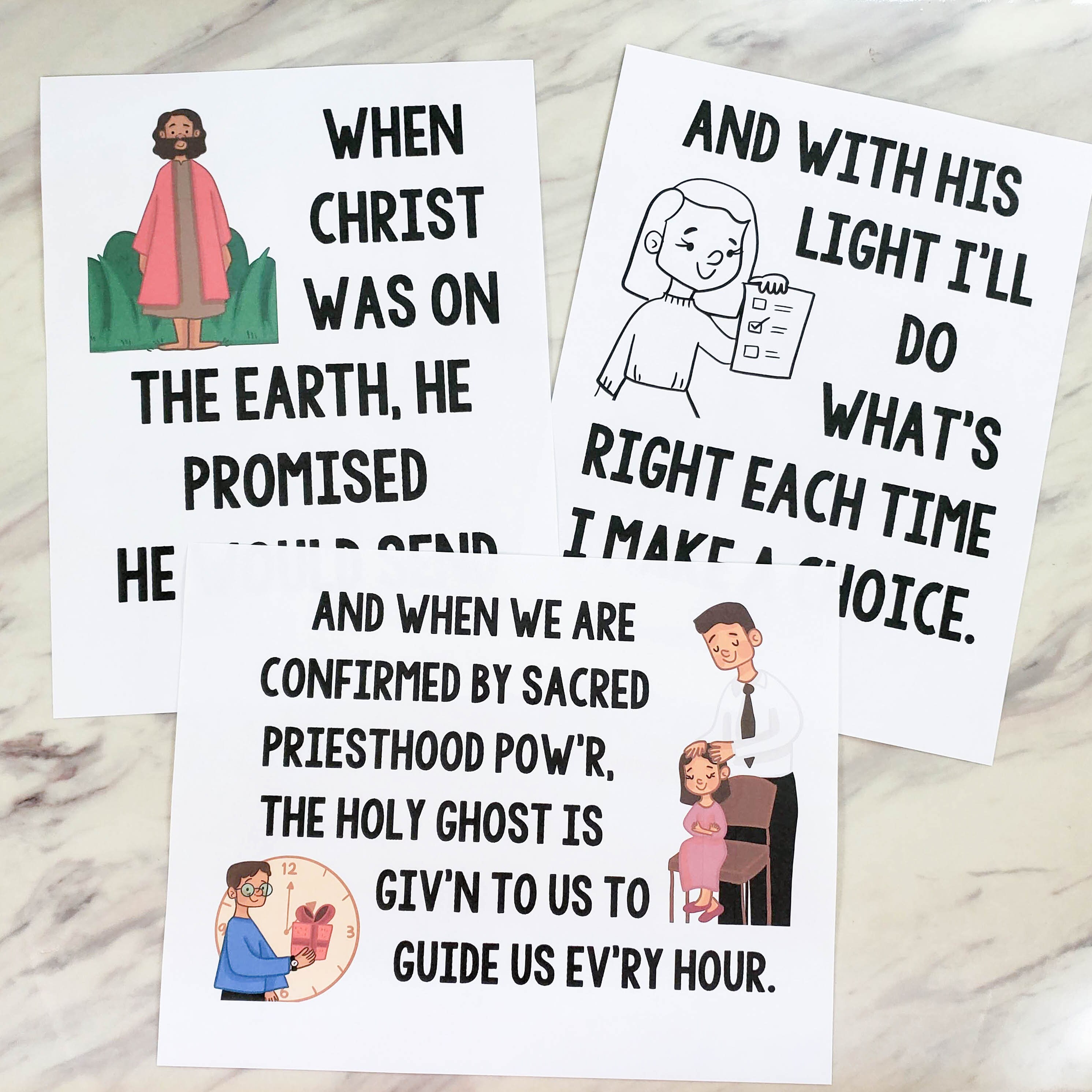 The Holy Ghost Flip Chart & Visual Aids Teach Come (Instant Download ...