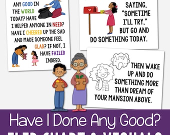 Have I Done Any Good Primary Singing Time Visuals Packet - Etsy