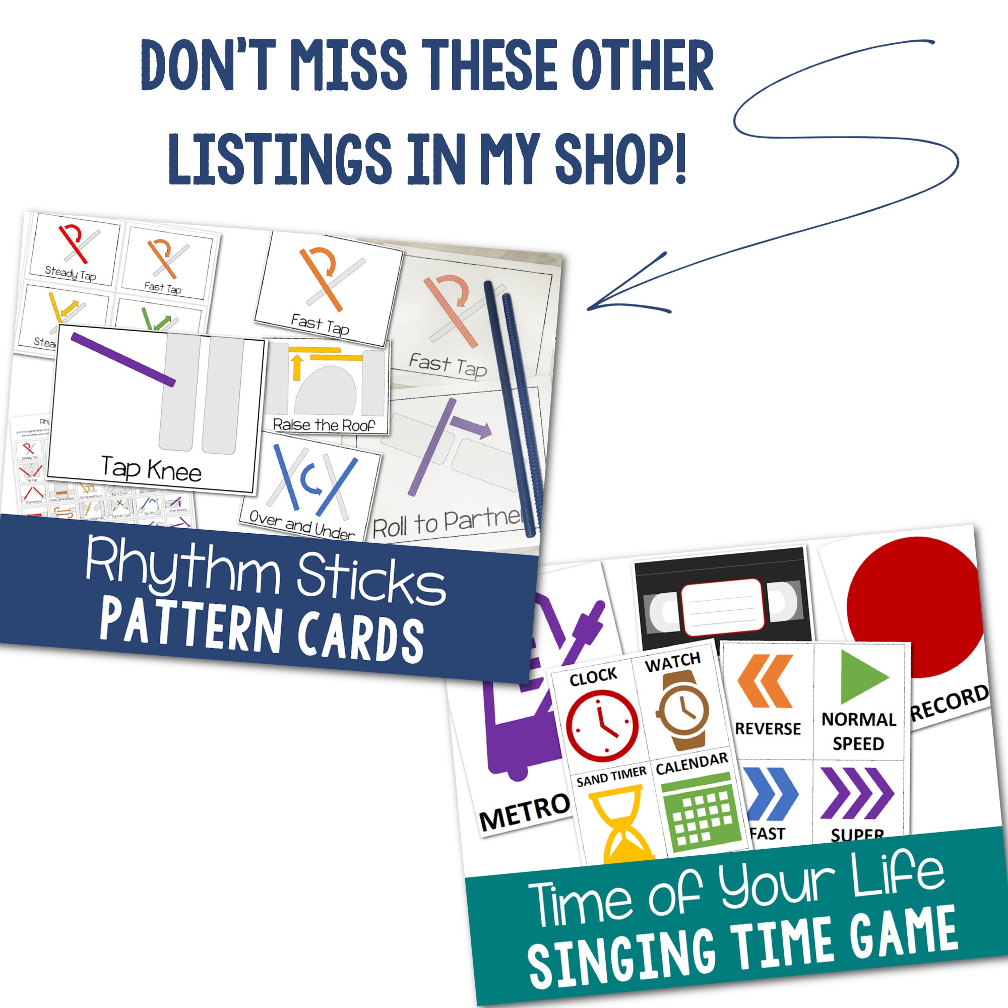 Egg Shaker Beat Rhythm Cards for Singing Time PDF Printable Cards ...