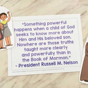 26 People of the Book of Mormon Hero Cards Printable Art Card With ...