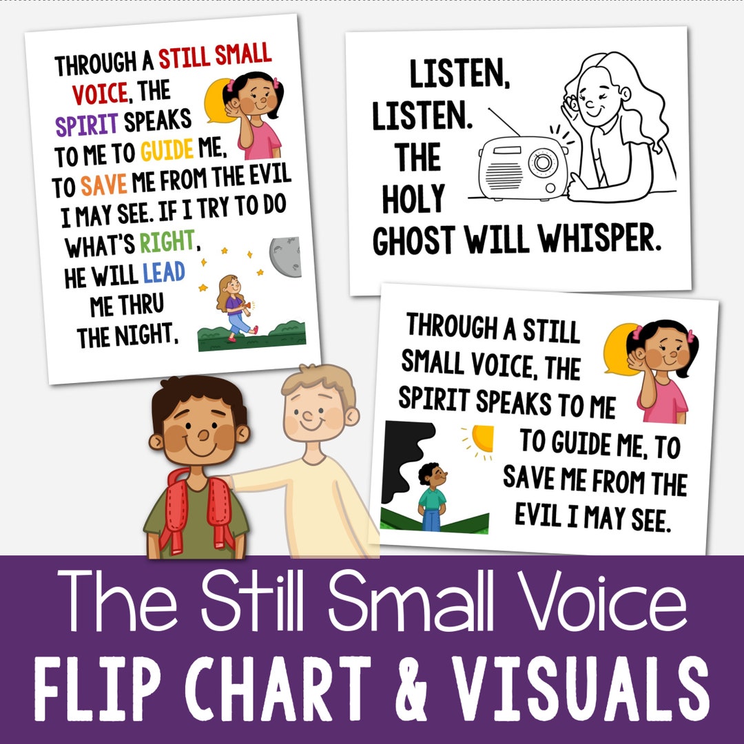 The Still Small Voice Flip Chart & Visual Aids Singing Time Come Follow ...