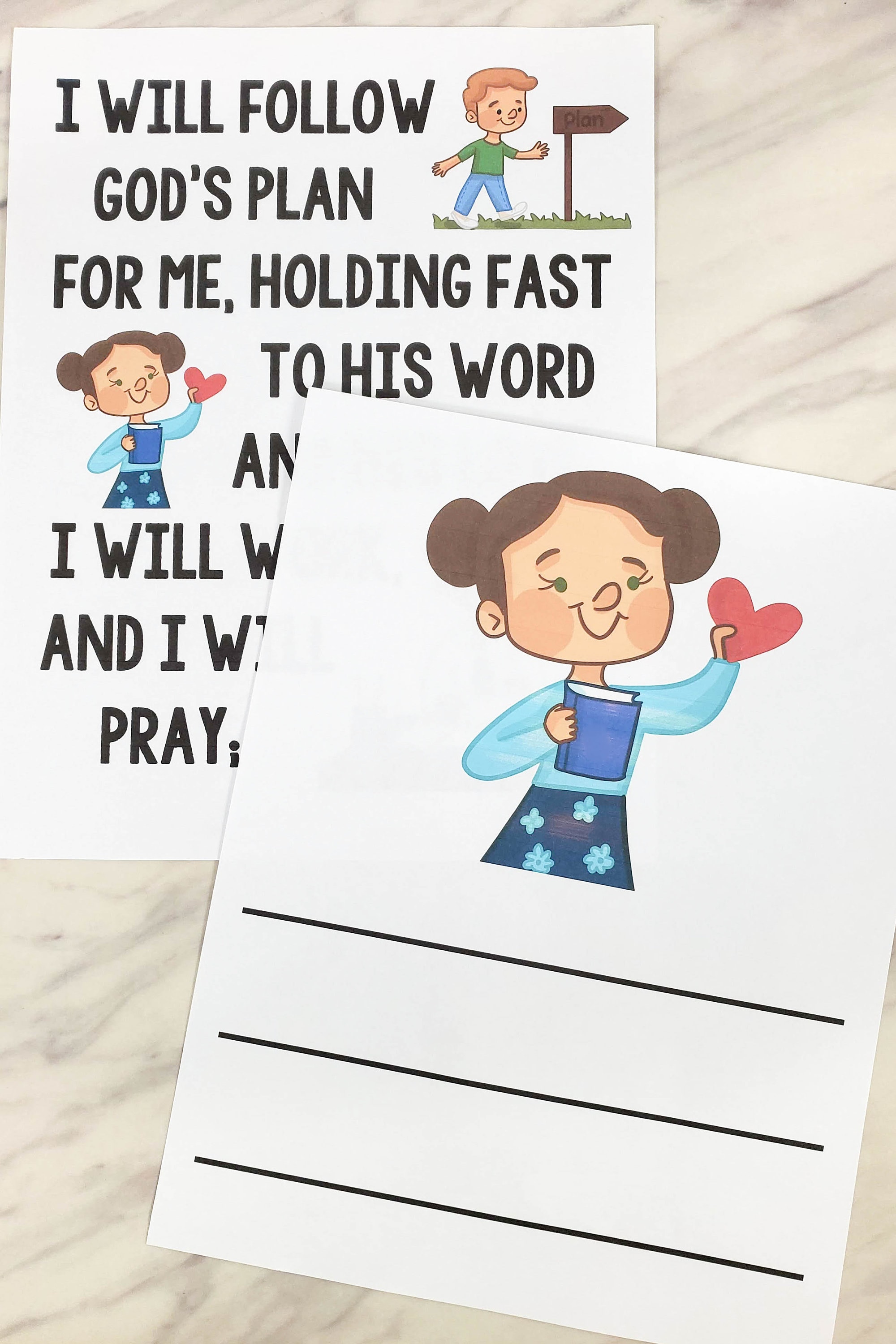 I Will Follow God's Plan Flip Chart & Visual Aids Teach Come Follow Me ...