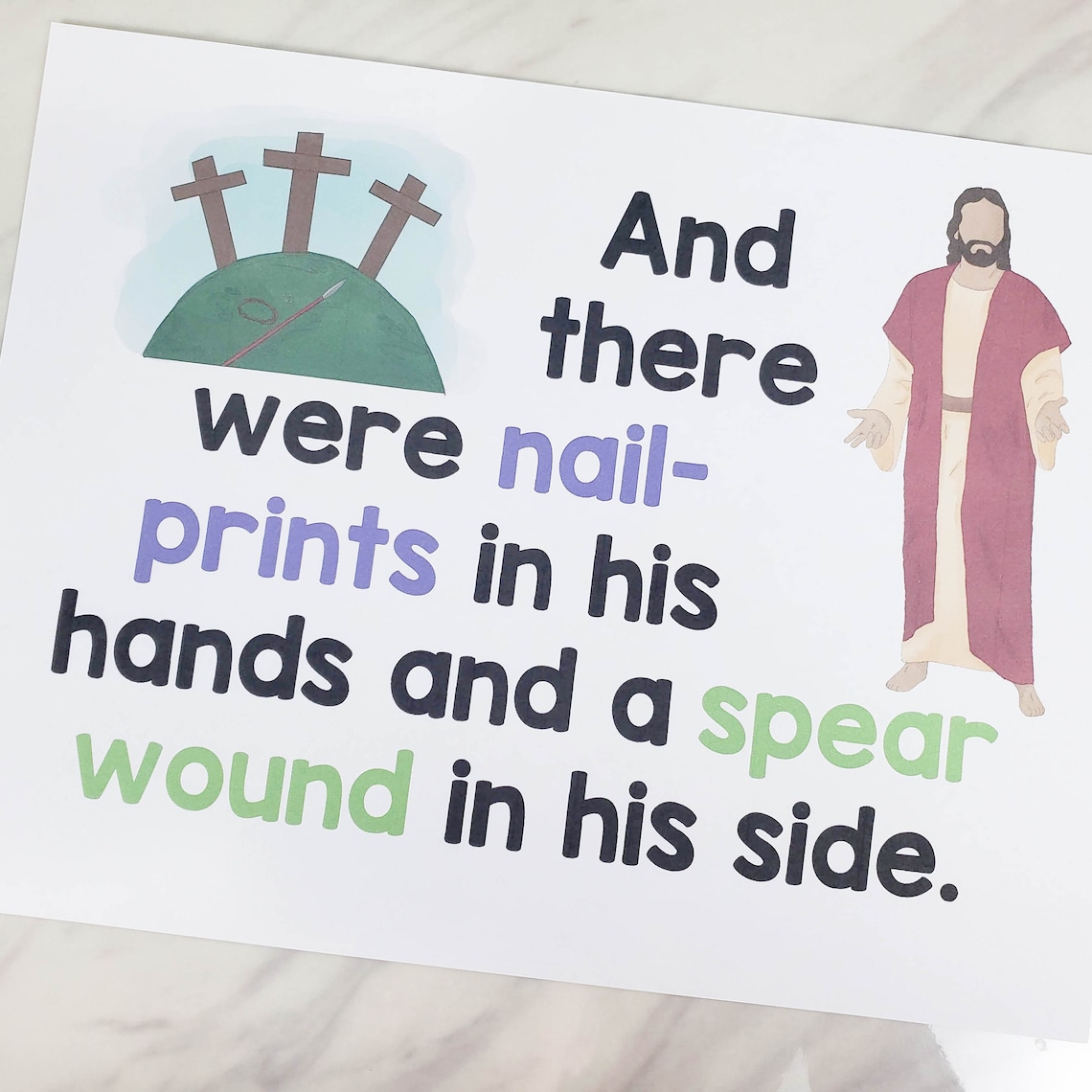 Did Jesus Really Live Again Flip Chart Visual Aids Printable PDF ...