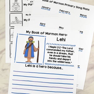 Book of Mormon Heroes Primary Program Script 2024 Outline Question ...