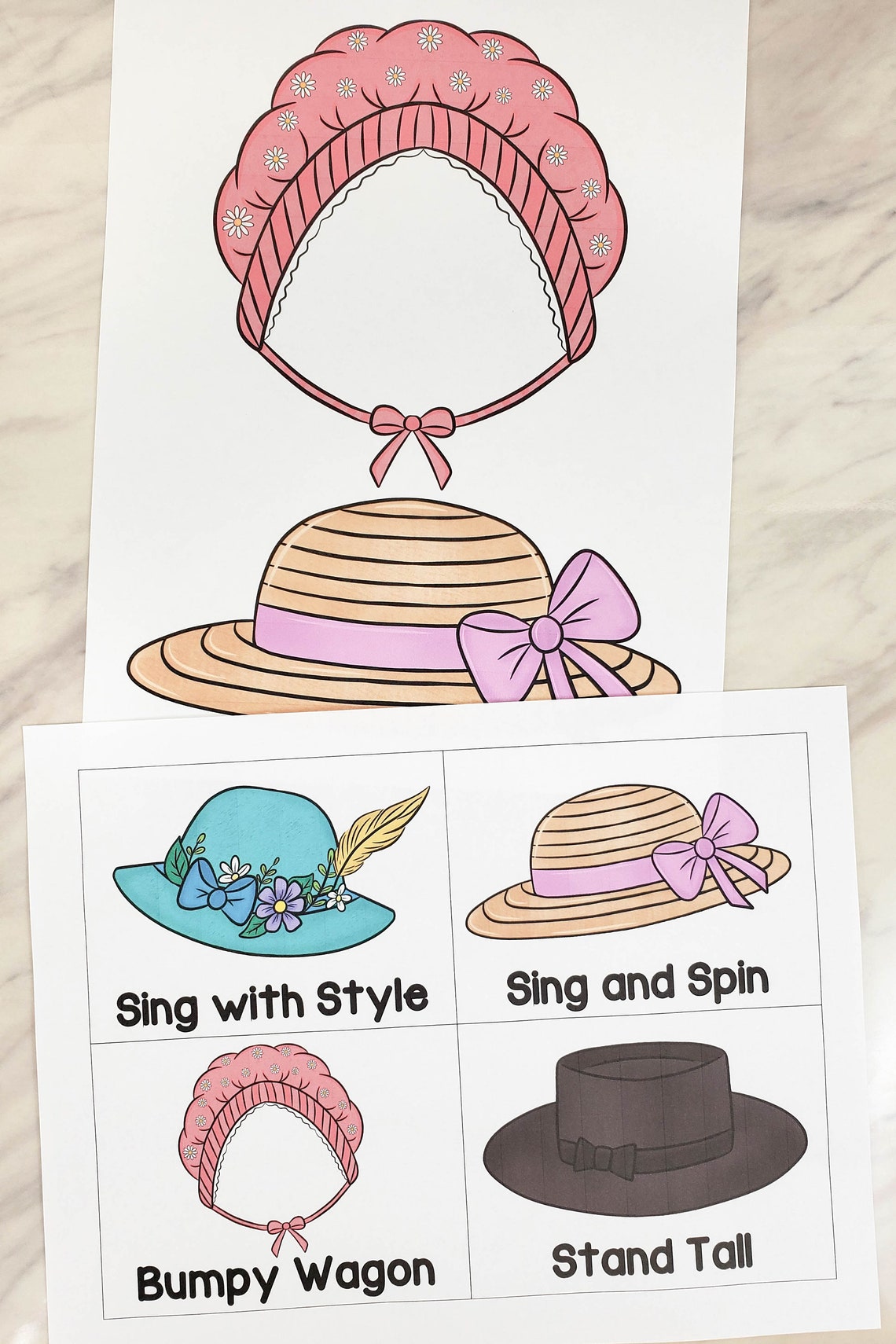Pioneer Day Headbandz Hats Game Singing Time Activity Ways to Sing ...