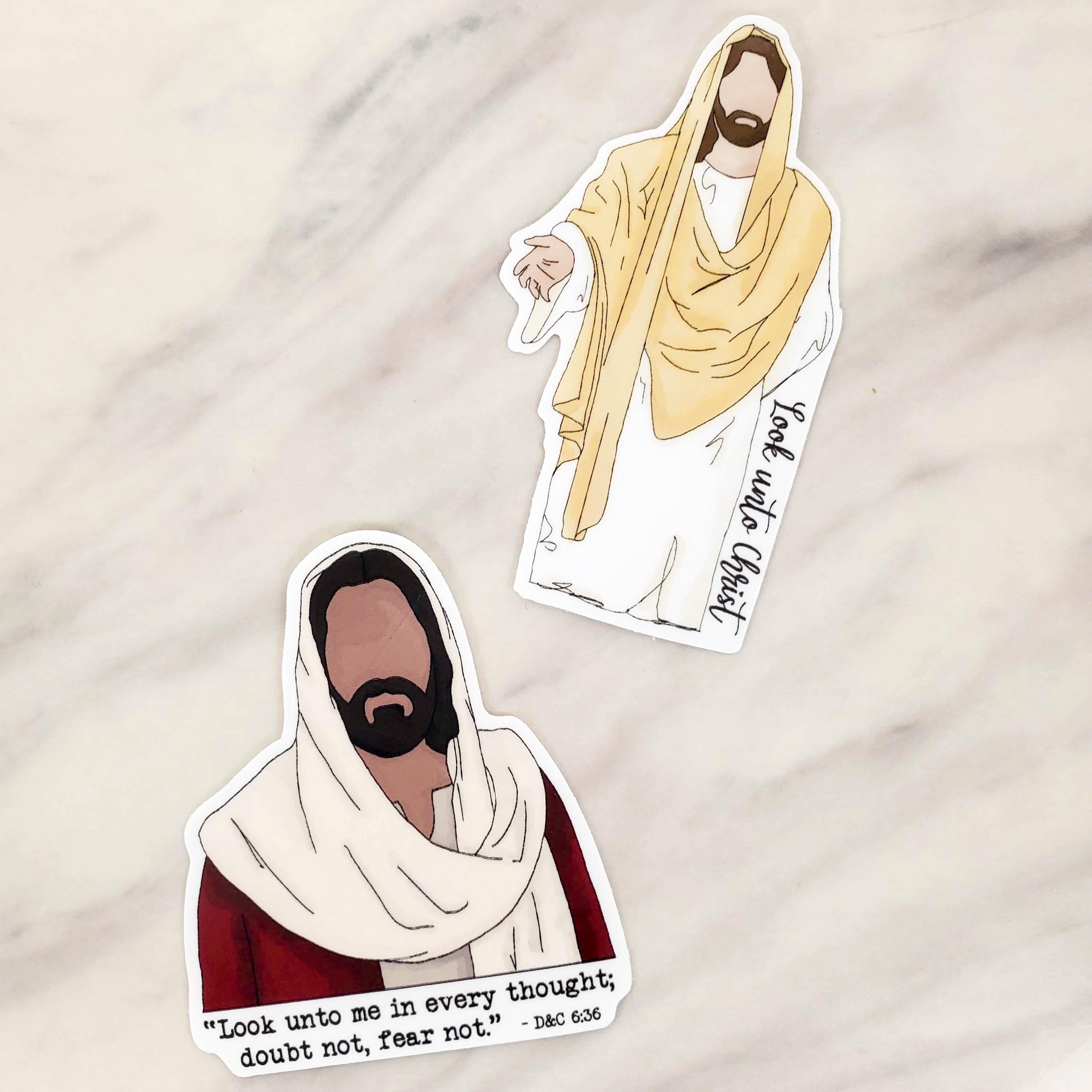 SET: Look Unto Christ Stickers JESUS *10 Sticker Bundle* 2025 Youth ...