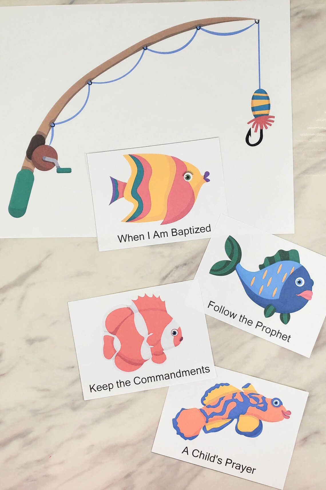 Gone Fishin' Primary Singing Time Game Great for Father's Day or to ...