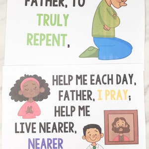Help Me Dear Father Flip Chart & Visual Aids Singing Time Come Follow ...