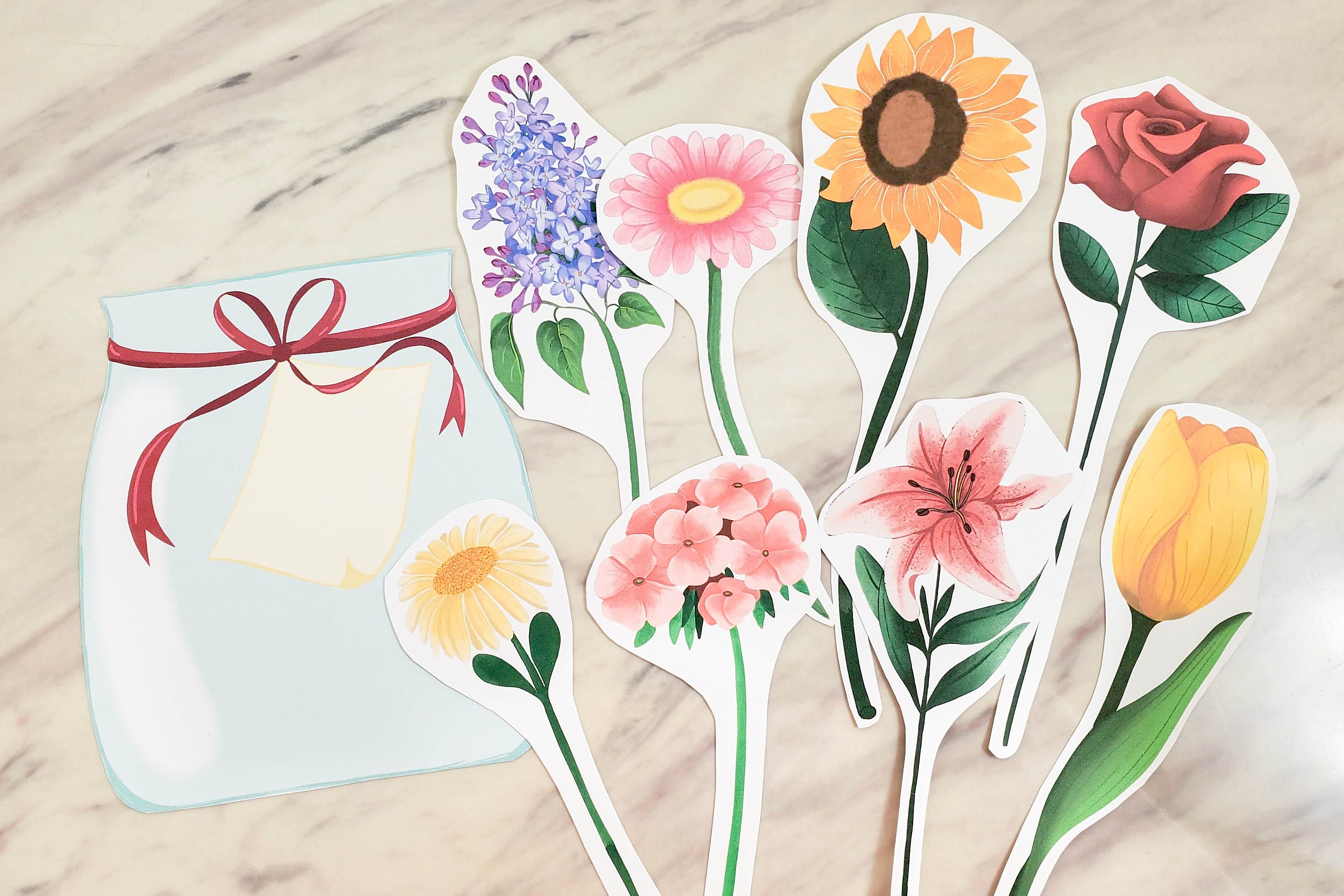 Flowers for Mom Mother's Day Activity Singing Time Primary Lesson Plan ...