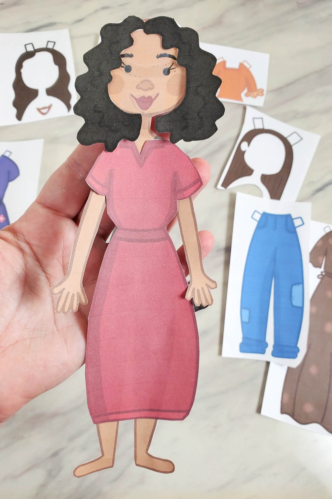 Mother's Day Make a Mom Paper Dolls | Printable Primary Singing Time ...