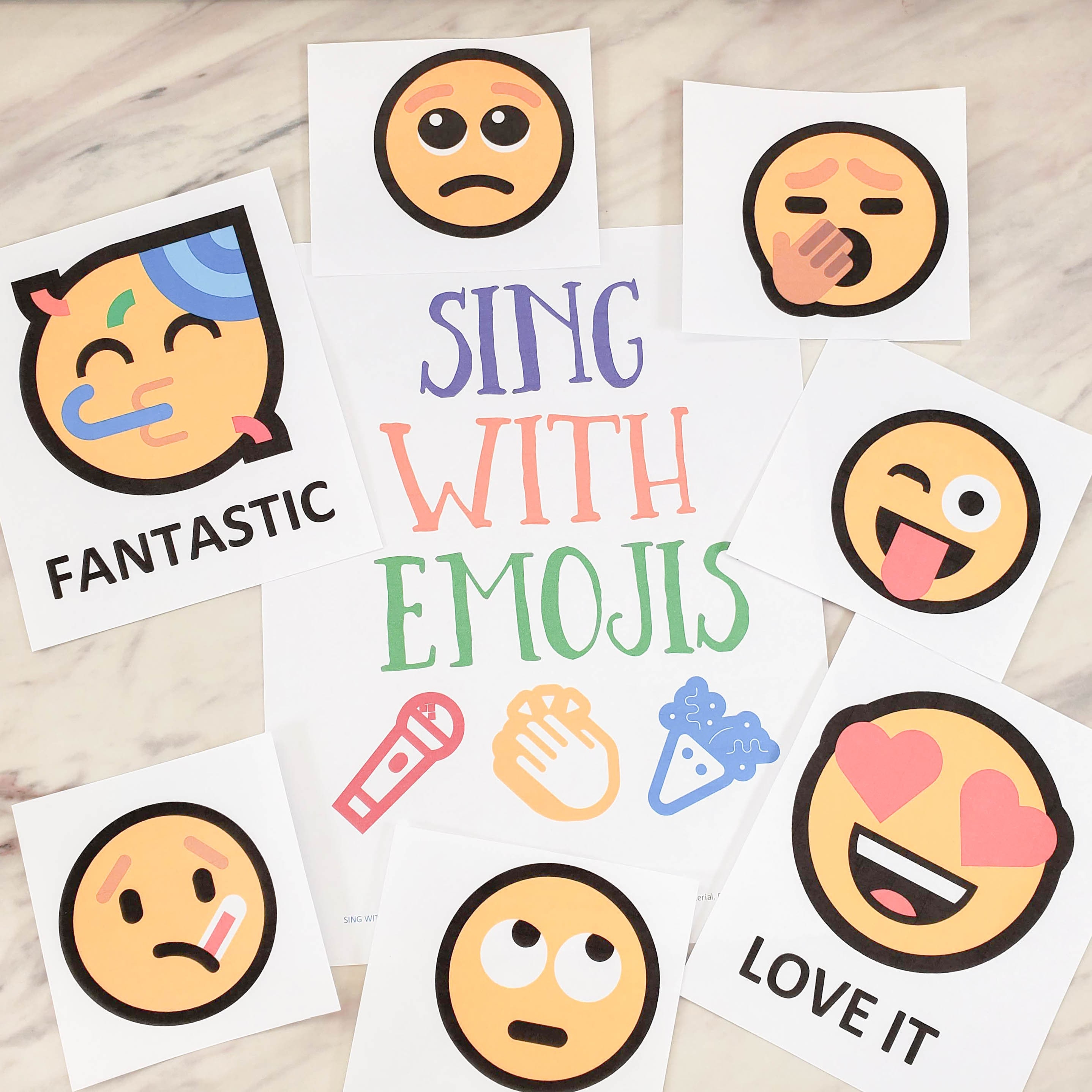 Sing With Emojis Primary Singing Time | LDS Review Game to Rank the ...