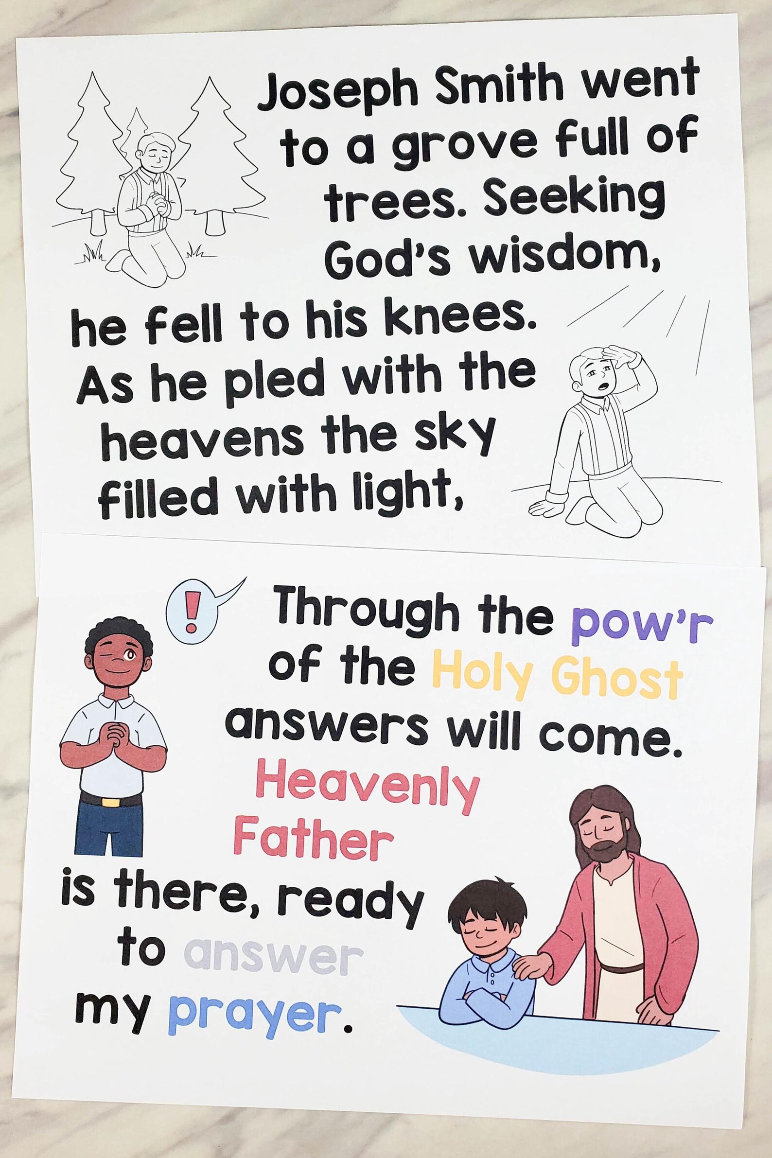 My Own Sacred Grove Flip Chart Visual Aids Singing Time Angie Killian ...