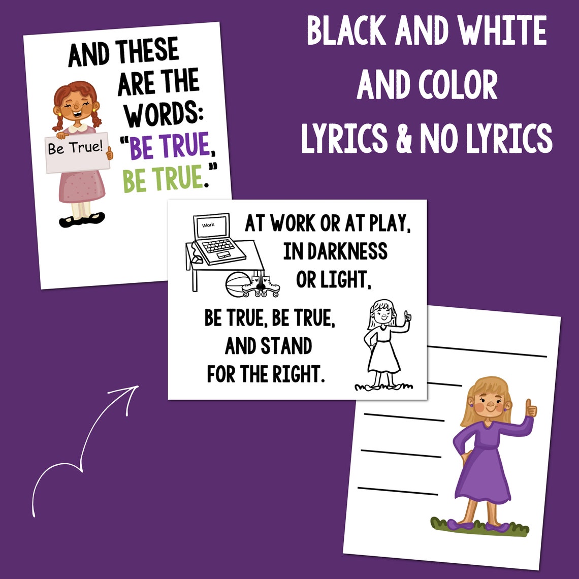 Stand for the Right Flip Chart & Visual Aids Teach Come Follow Me Song ...