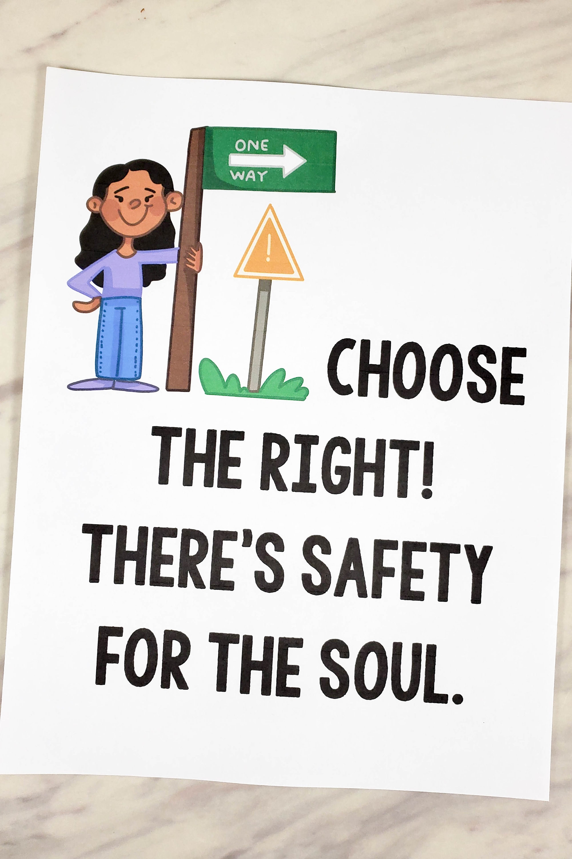 Choose the Right Flip Chart & Visual Aids Singing Time Come Follow Me ...