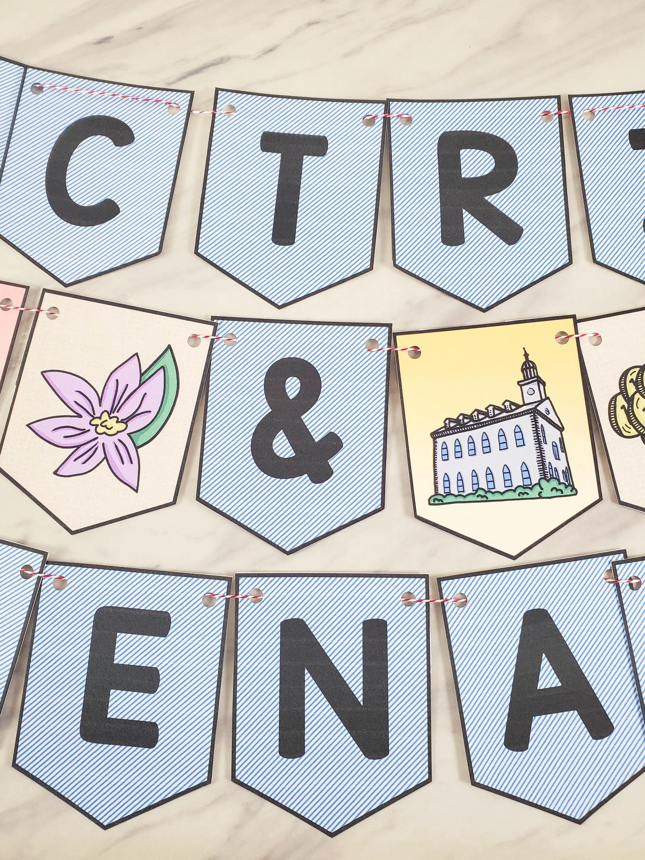Doctrine and Covenants Symbols Banner Printable Bulletin Board Accents ...