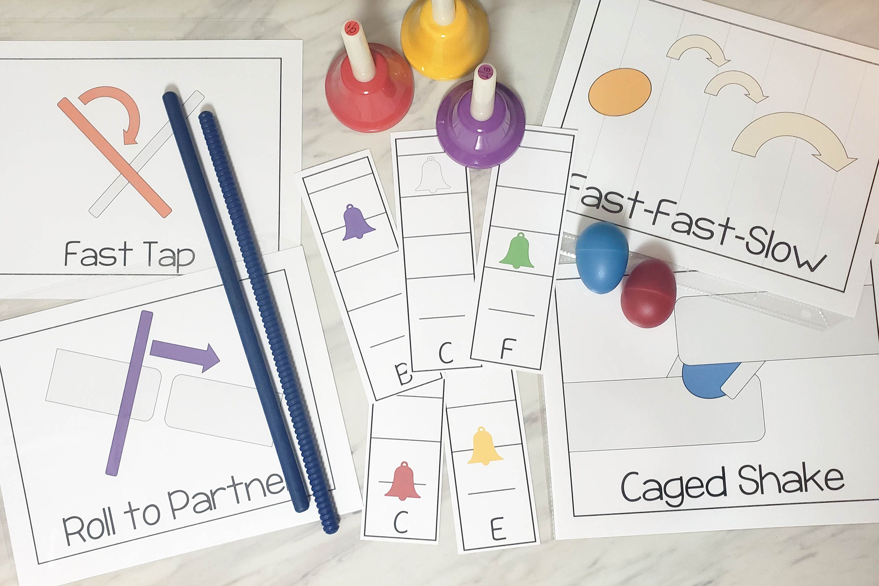 COMPLETE BUNDLE: Music & Movement Cards for Singing Time PDF Printables ...