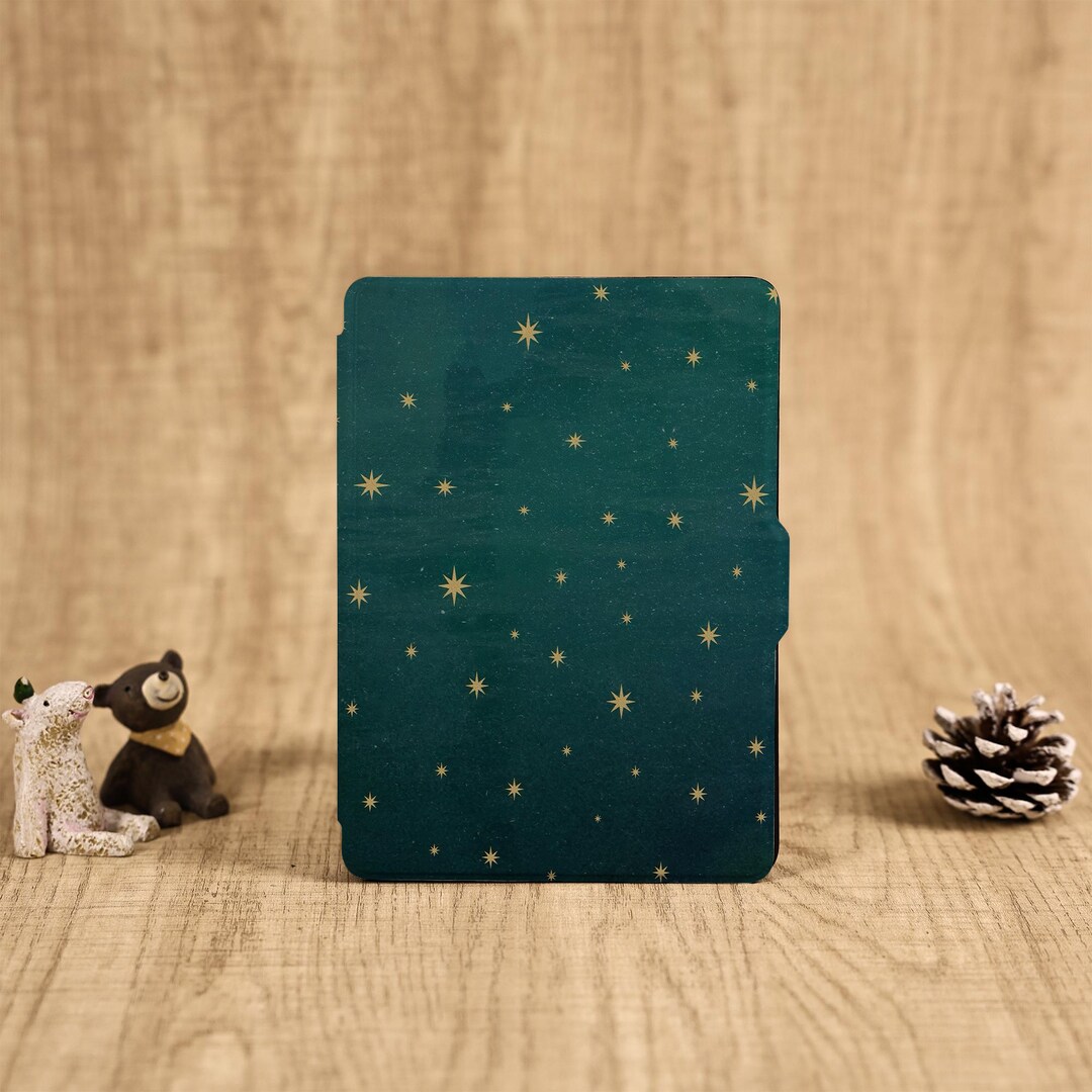 Starry Night Painting Kindle Case With Hand Strap, Paperwhite Cover for ...