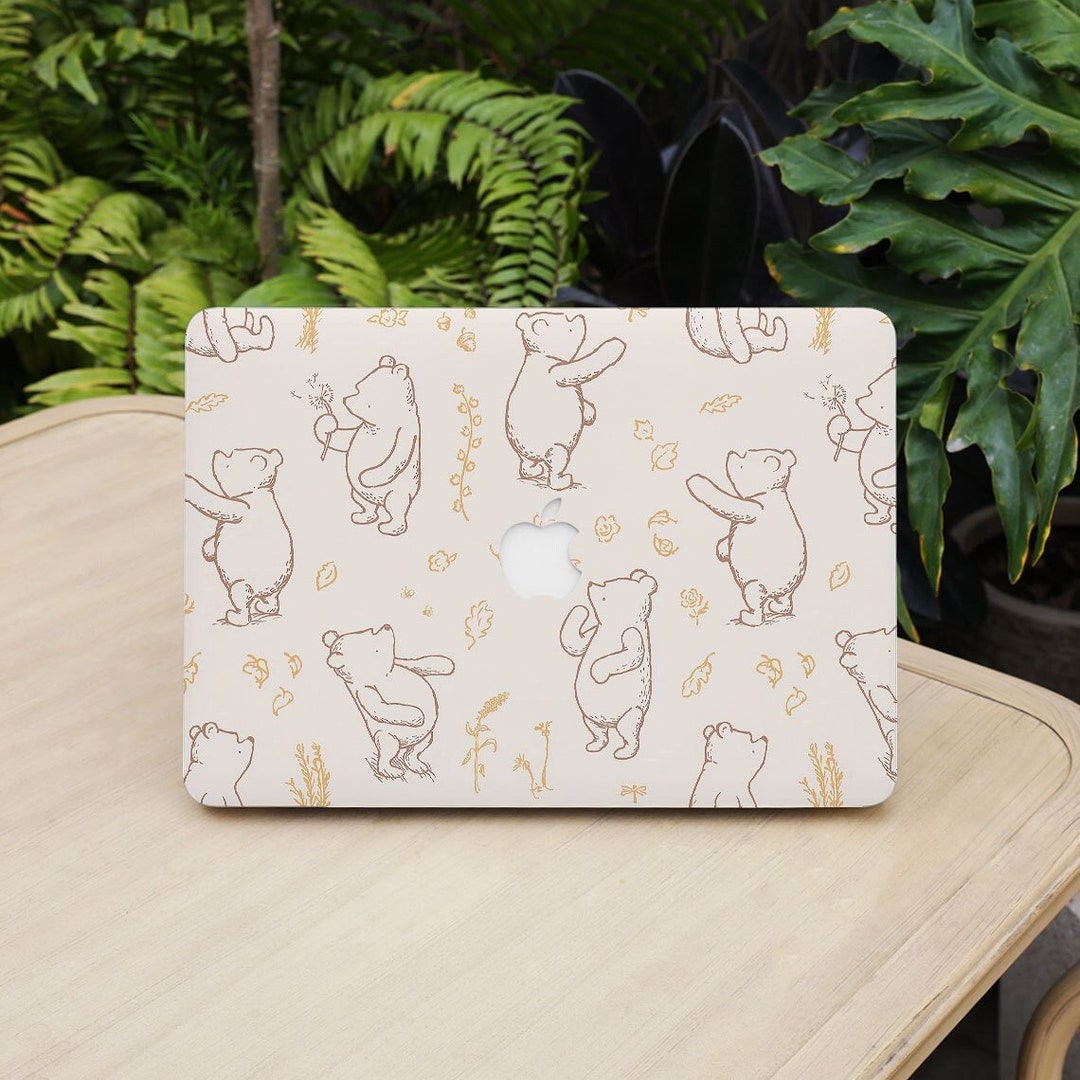Winnie Pooh Cute MacBook Case Laptop Cover for Mac 16 15 14 13 12 11 ...