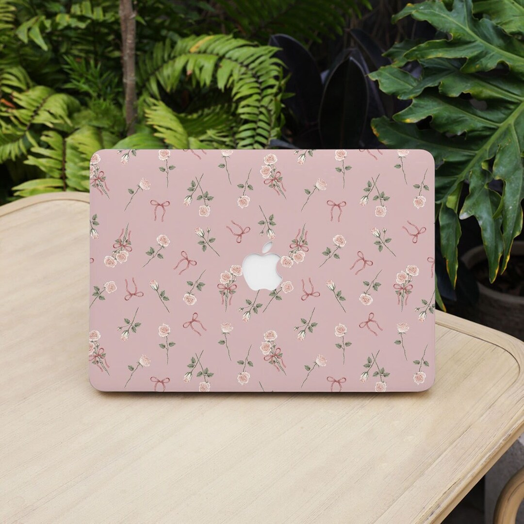 Pink Bows Flower MacBook Case for 16 15 14 13 12 11 Inch Laptop Cover ...