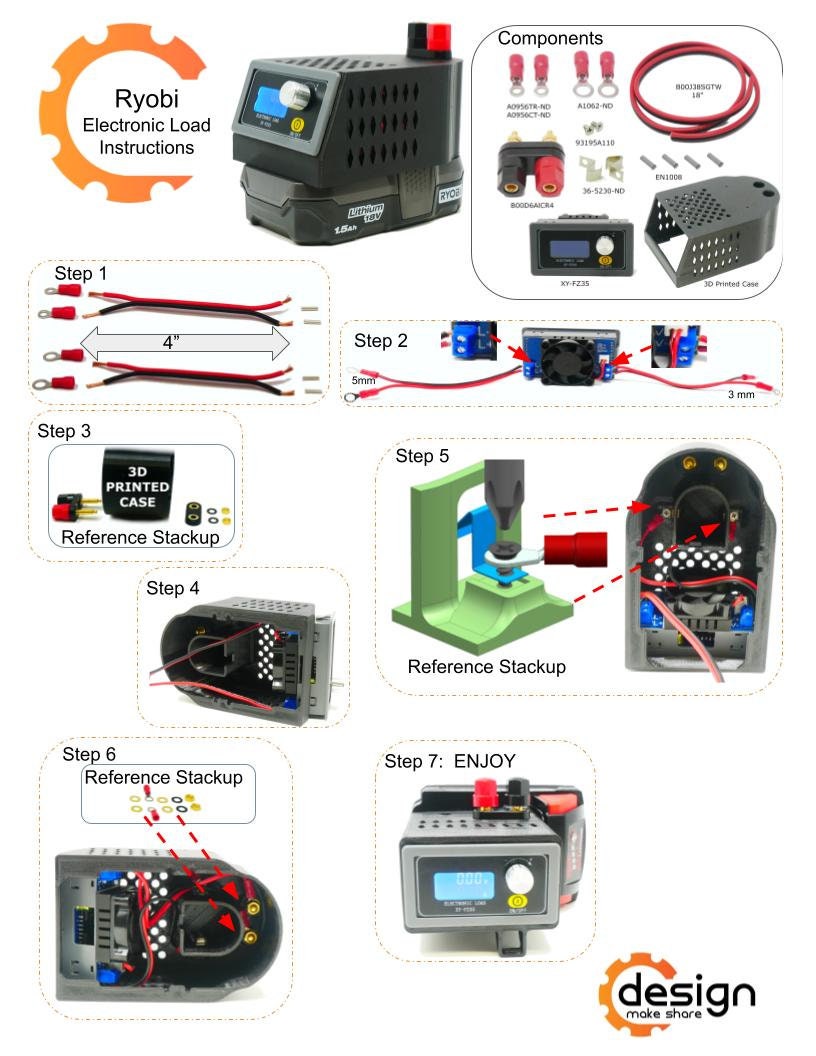 Ryobi 18V Battery Electronic Load Kit - Etsy