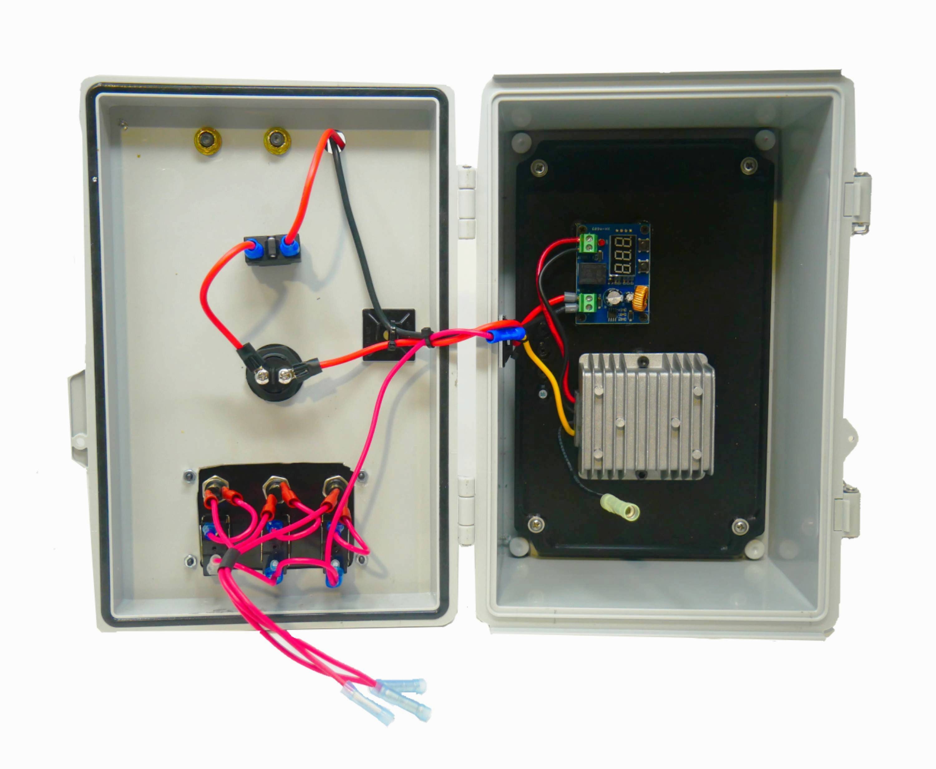 Battery Powered Distribution Box for Lights in Trailers, Sheds and More ...