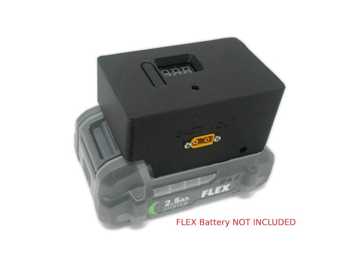 FLEX 24V Battery Adapter Power Dock W/12ga Pure Copper Wires - Etsy Canada