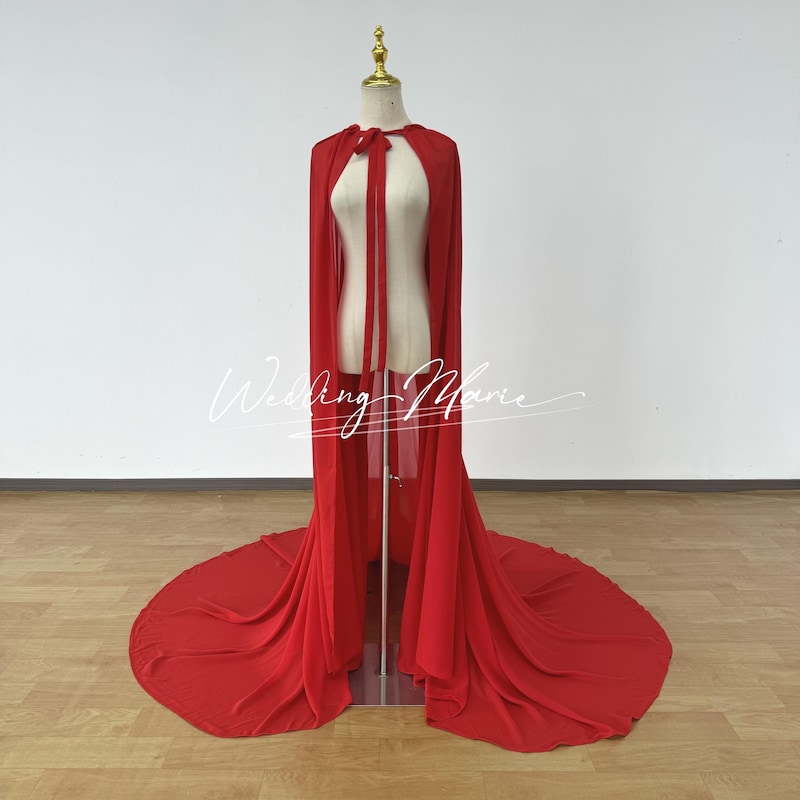 Red Hooded Cape - Etsy