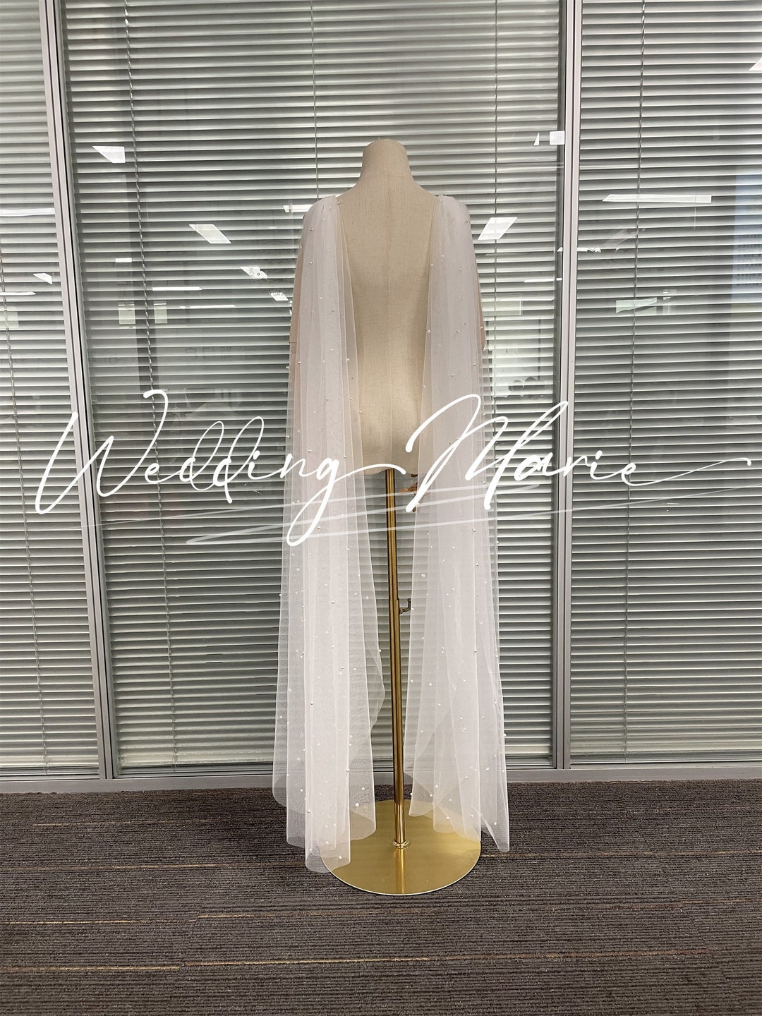 Detachable Shoulder Straps, Bridal Shoulder Wing Veil, Pearl Shoulder ...