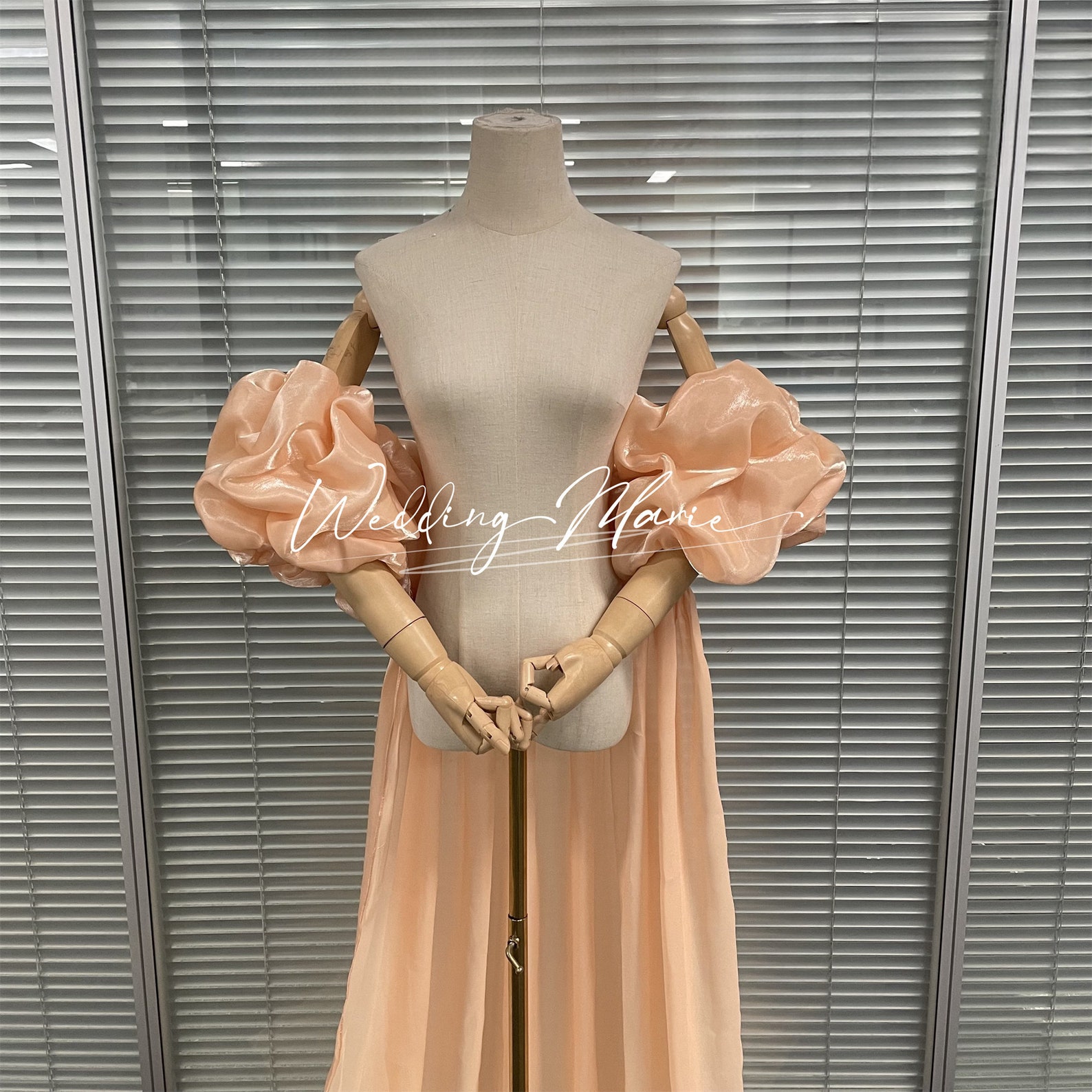 Dreamy Cape With Puff Sleeves-the Ultimate Bridal and Evening Wear ...