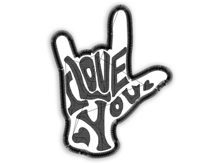 Sign Language Alphabet Machine Embroidery Designs - 3 Sizes - Etsy Canada