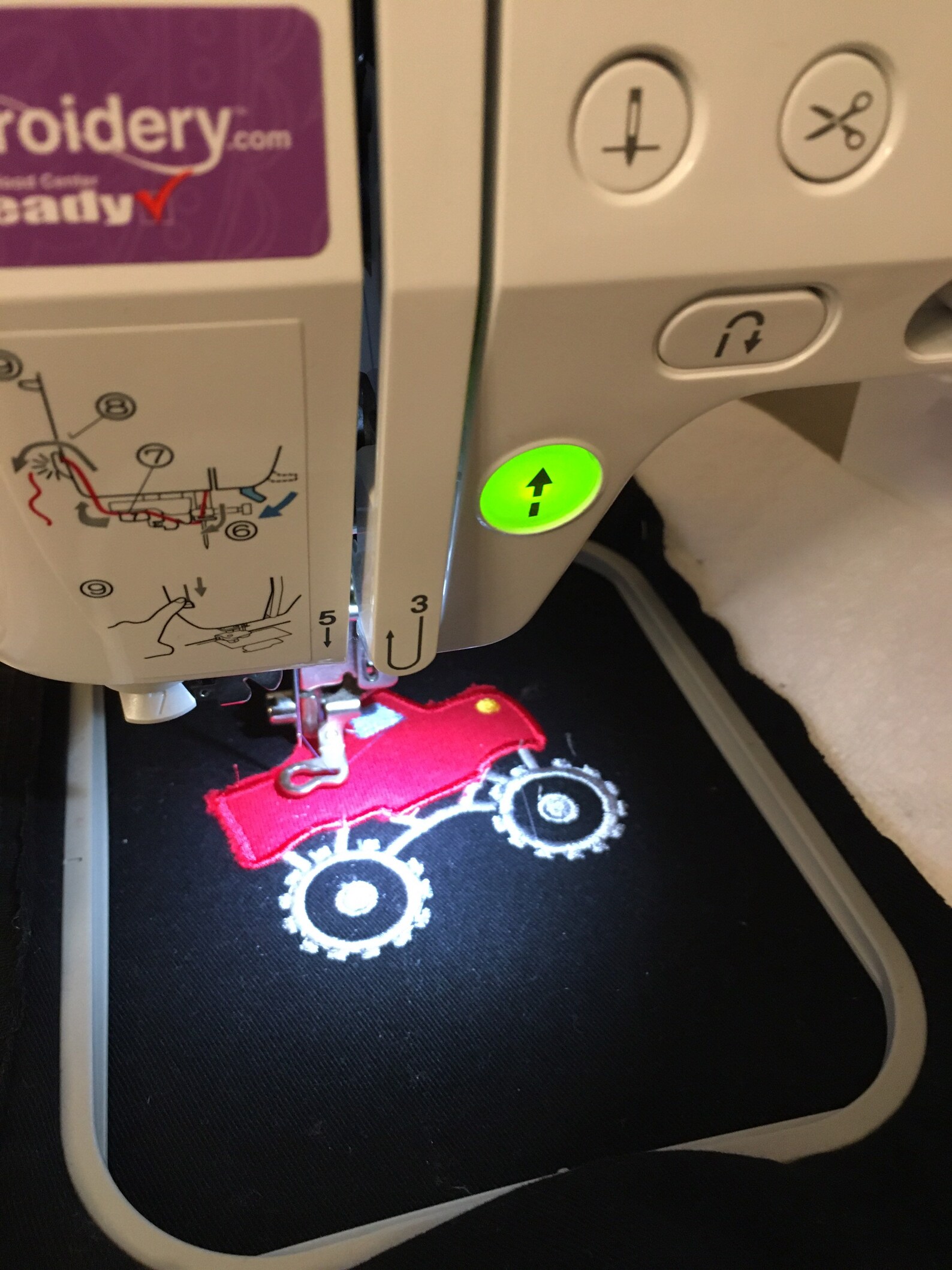 Monster Truck - 2 Designs in 1 - Embroidery Bundle, Big Mussel Car ...