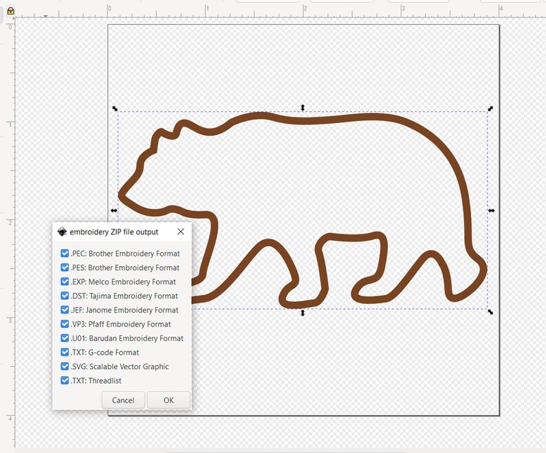 Bear Applique, Bear Embroidery, Wildlife Embroidery, Brother Embroidery ...