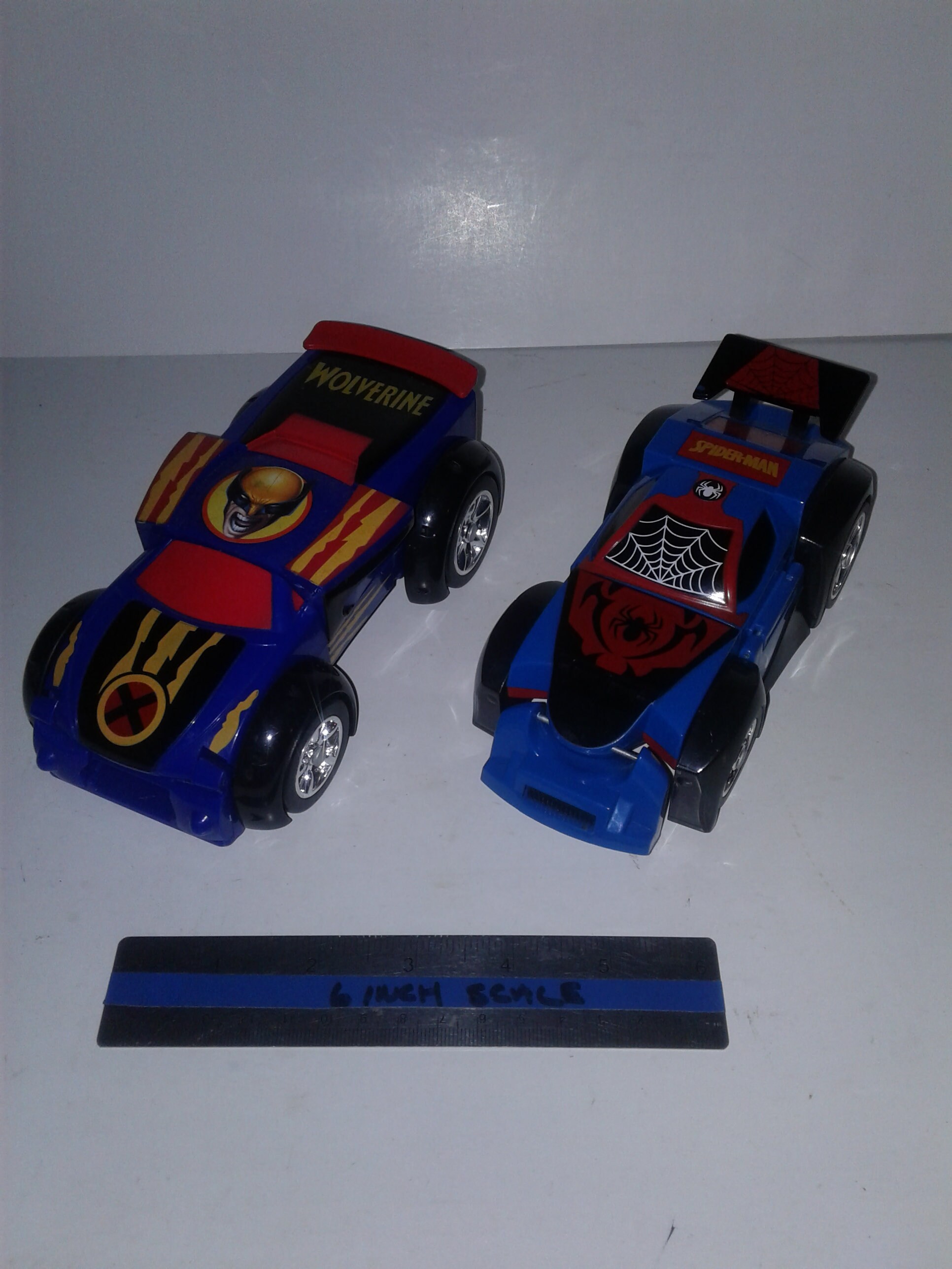 SPIDERMAN & WOLVERINE CARS 8 in One Cars Marvel 2 Pieces - Etsy