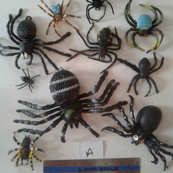 Rubber Spider Toy - Etsy