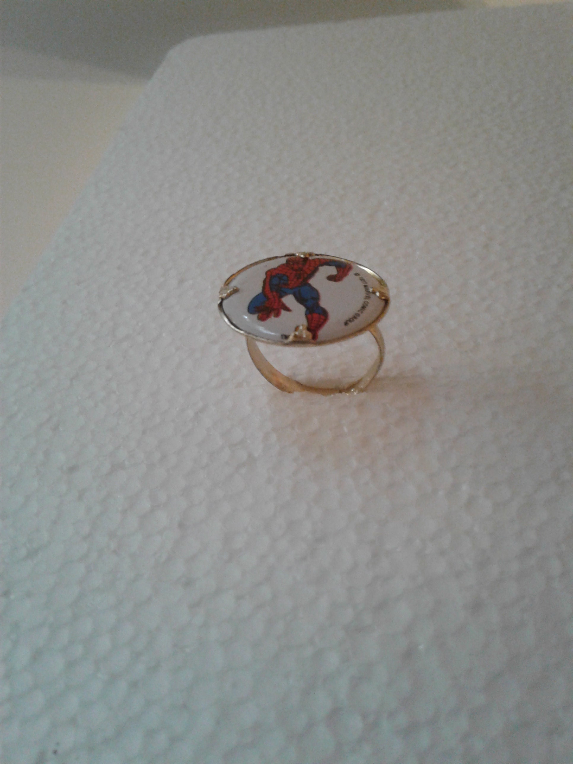SPIDERMAN GUMBALL RING 1977, Children's, Expandable Band, - Etsy