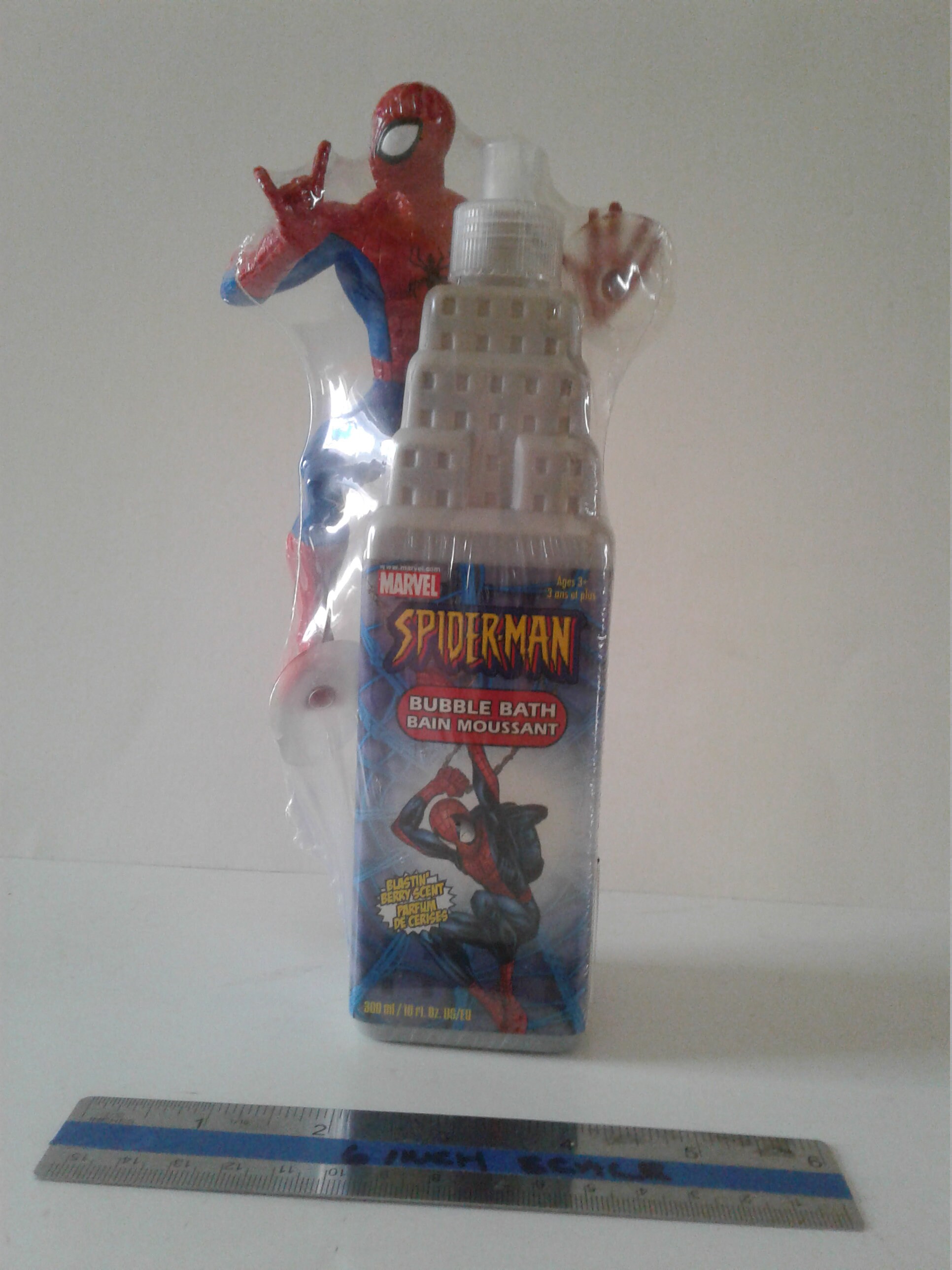 SPIDERMAN BUBBLE BATH, Building Design With Separate Figure With ...