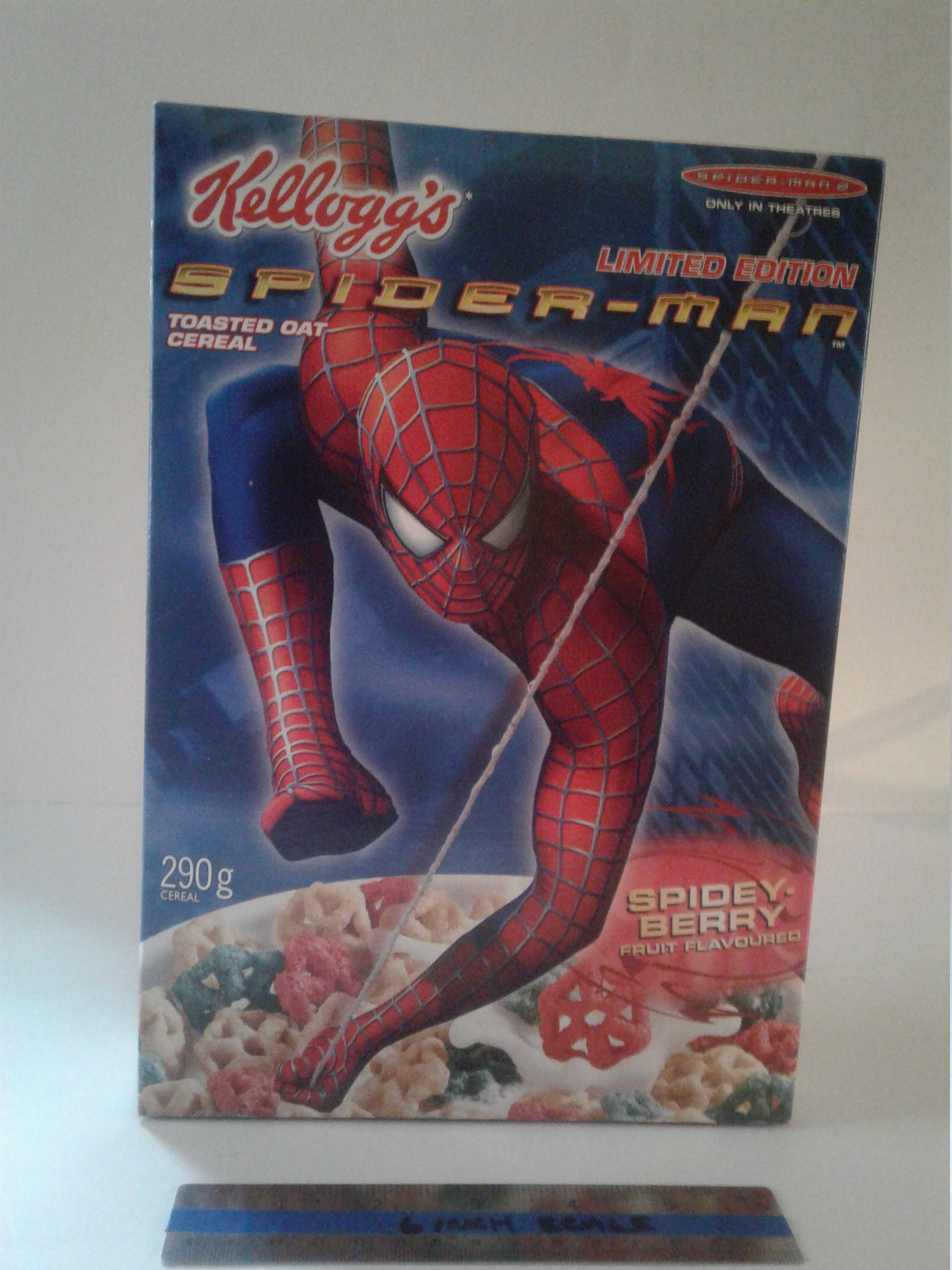 SPIDERMAN CEREAL & COOKIE Empty Boxes, Excellent Condition, Kelloggs ...