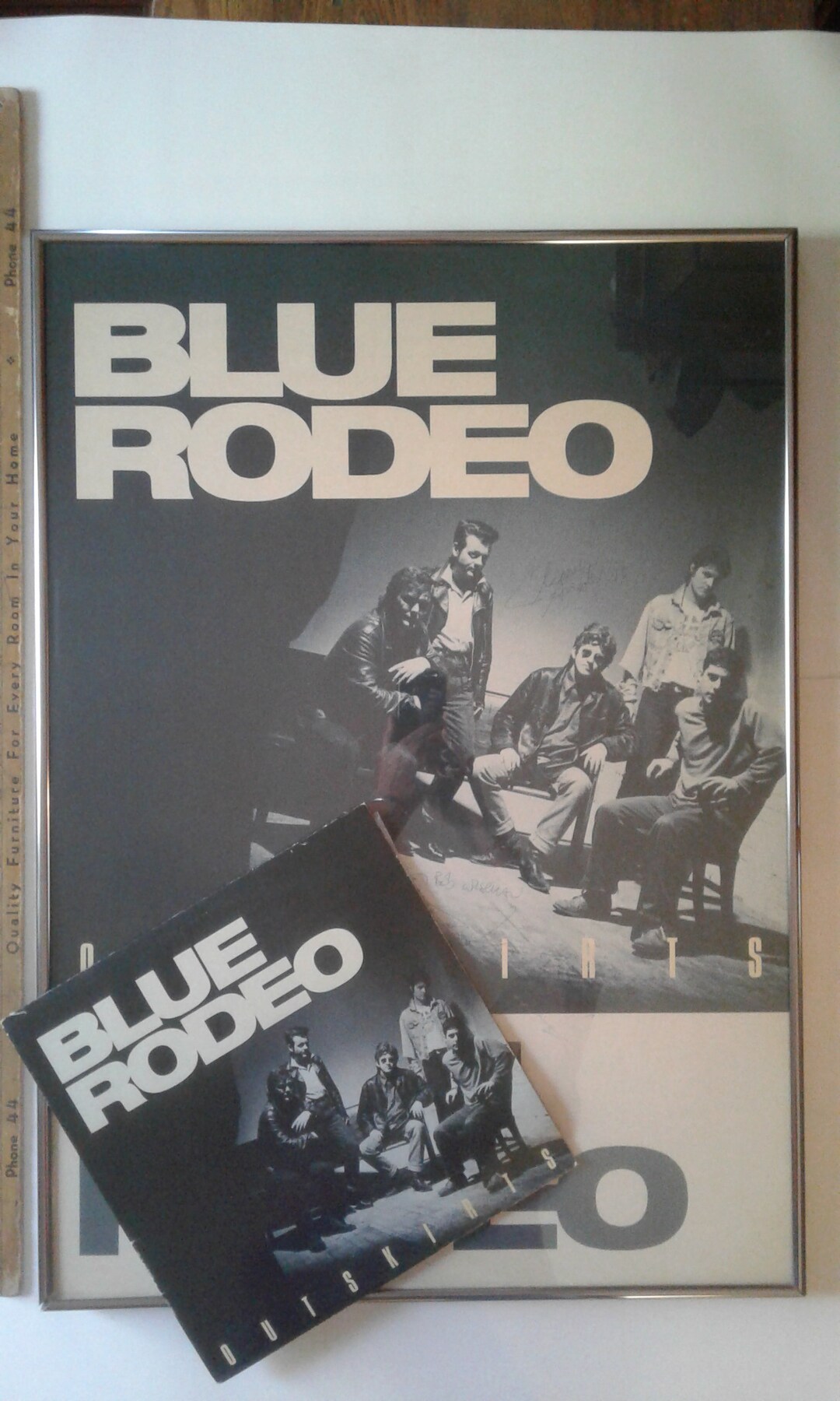 BLUE RODEO OUTSKIRTS Autographed Poster, Signed by All Band Members ...