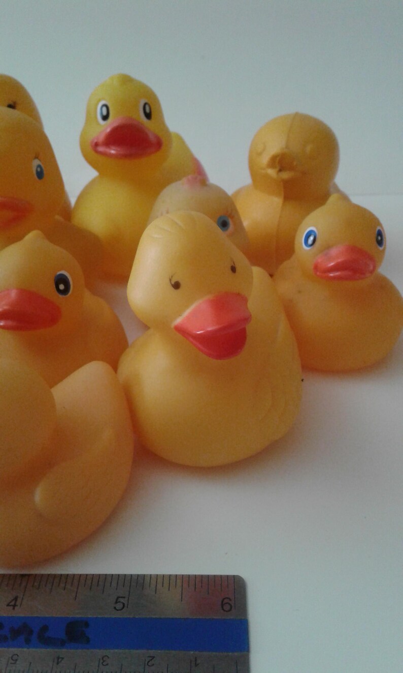 YELLOW RUBBER DUCKS Lot of 15, Various Poses & Sizes, Vintage - Etsy