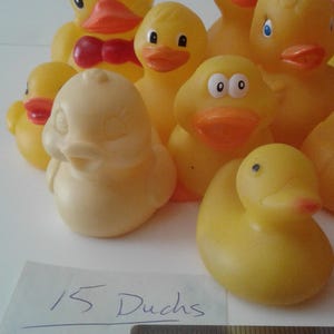 YELLOW RUBBER DUCKS Lot of 15, Various Poses & Sizes, Vintage - Etsy
