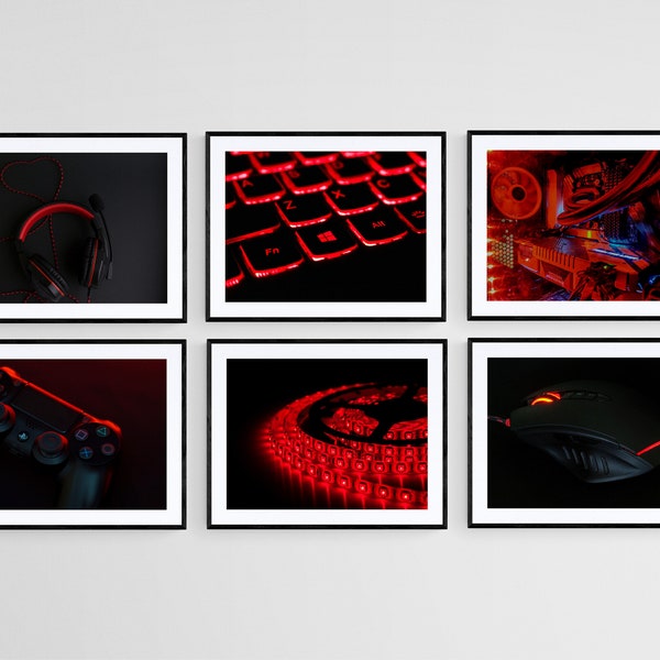 Gaming Wall Art Set - Etsy