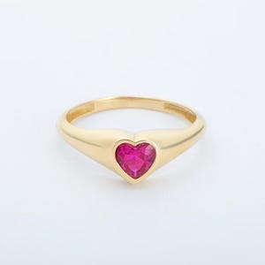 Beautiful Ruby Ring - 925 Sterling Silver Ring - Charm Ruby Ring ...