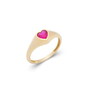 Beautiful Ruby Ring - 925 Sterling Silver Ring - Charm Ruby Ring ...