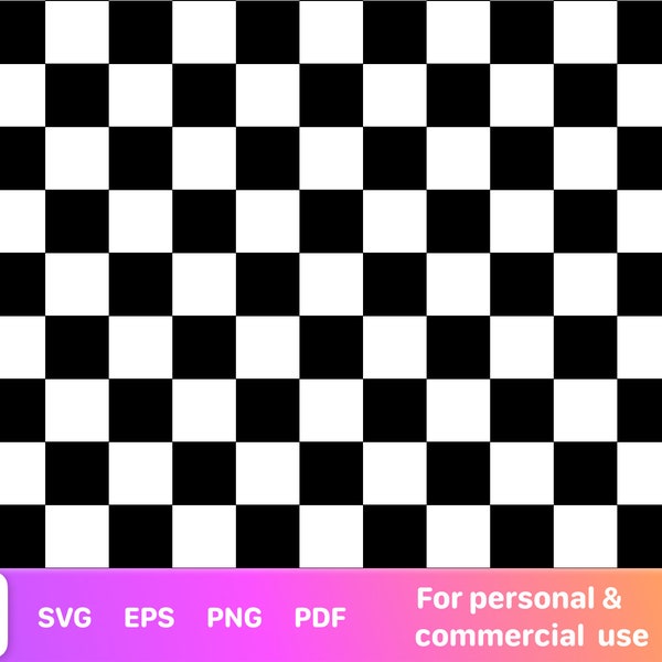 Checked Pattern Svg - Etsy