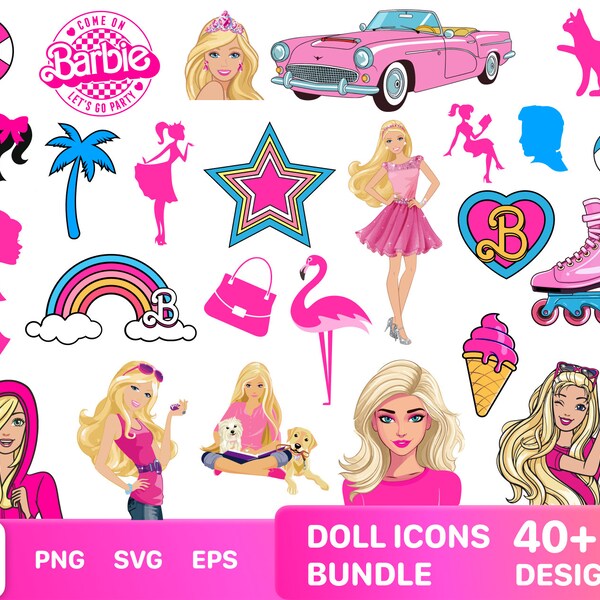 Barbie Svg - Etsy