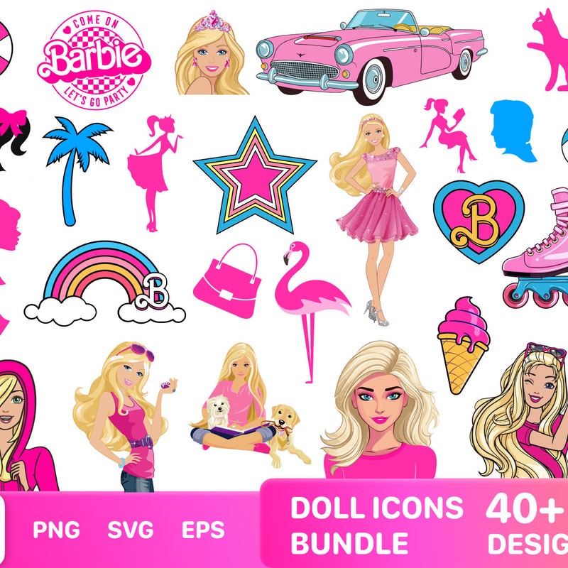 Barbie Svg - Etsy