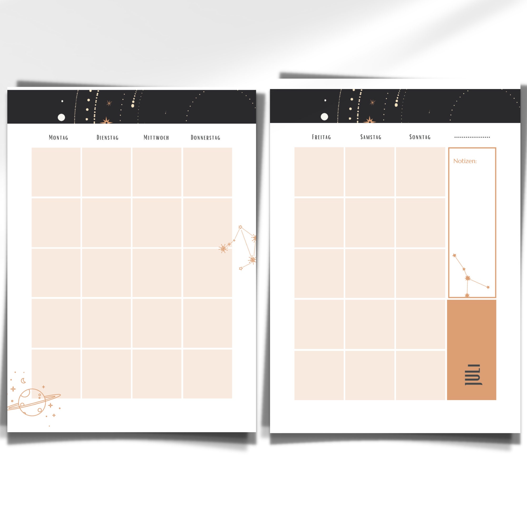 Year Planner 2023 I A4 Portrait Format PDF Instant Download Digital ...